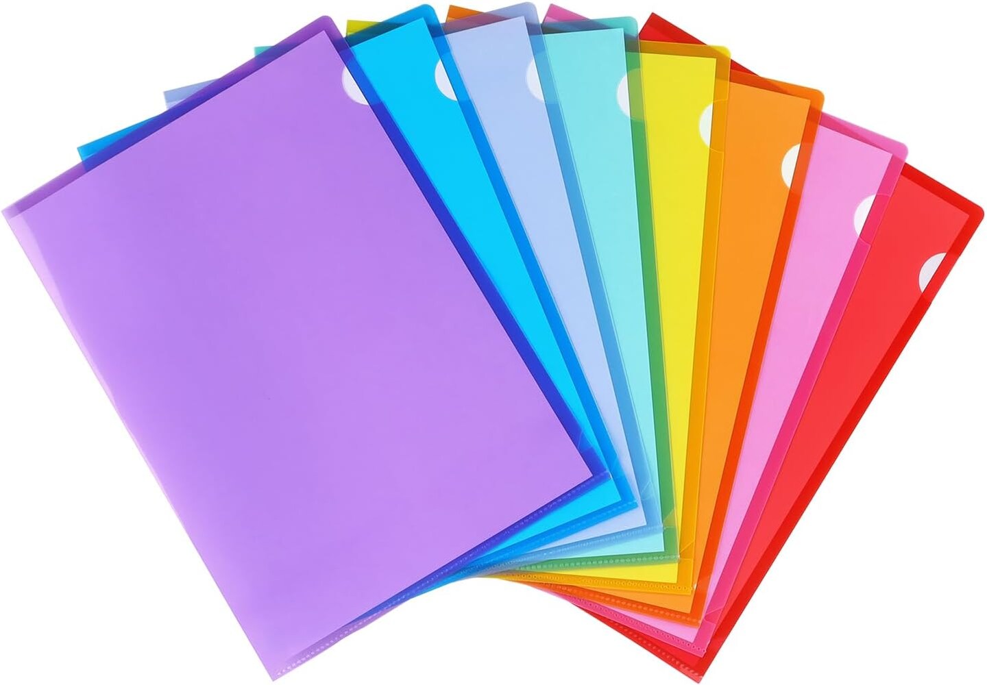 16 Pack Clear Plastic Folders Sleeves | Michaels