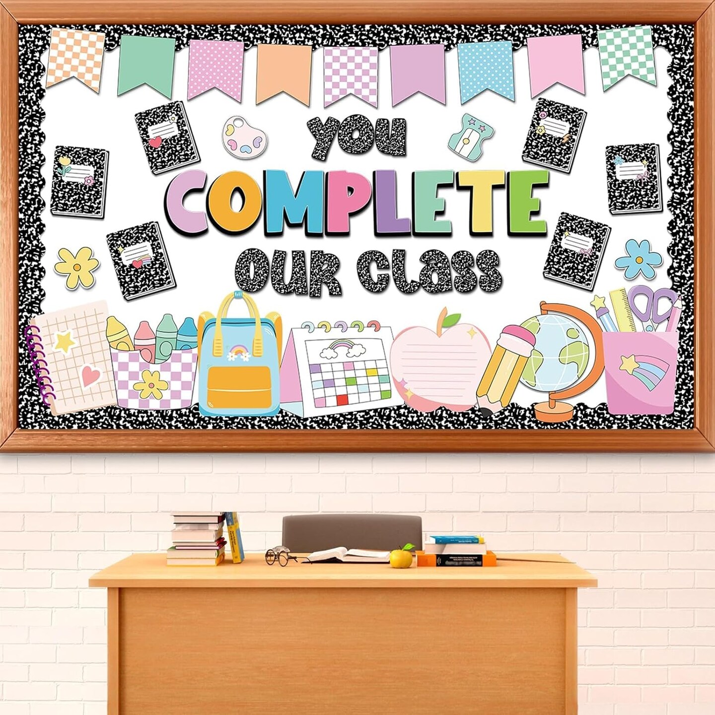 Composition Bulletin Board Welcome Back to School Classroom Decorations ...