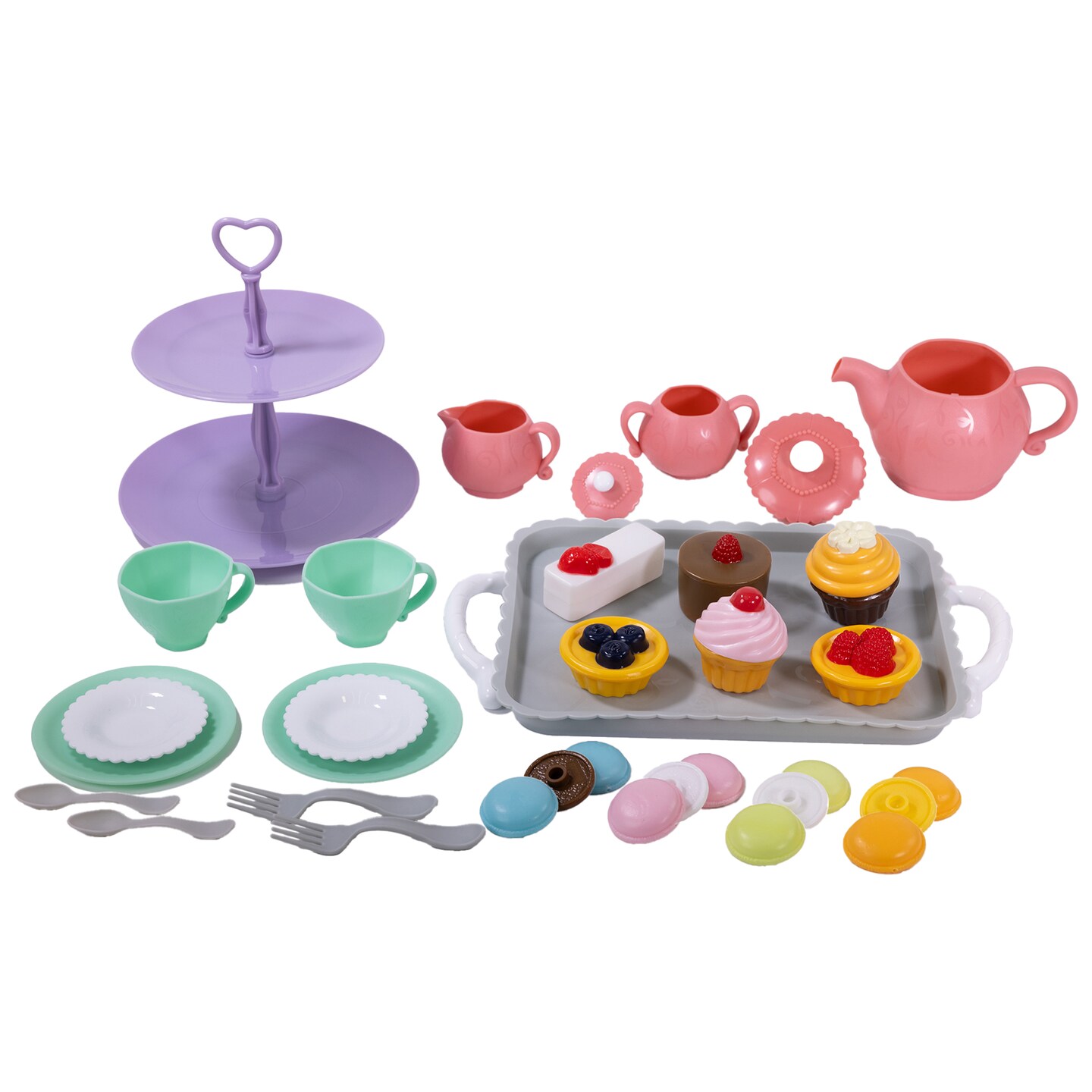 NurtureNature: Imaginative Minds - Afternoon Tea Set - 25pc, Toy Food ...