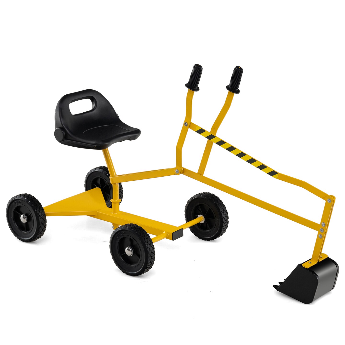 Kids Ride On Sand Digger Excavator with Wheels and 360 Degree Rotating ...
