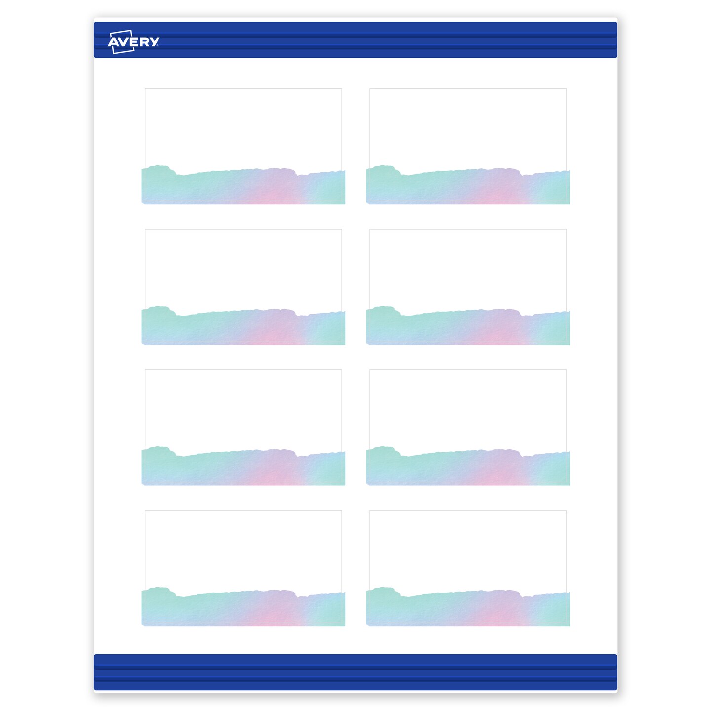 Avery Printable Rectangle Business Cards with Sure Feed Technology, Pre ...