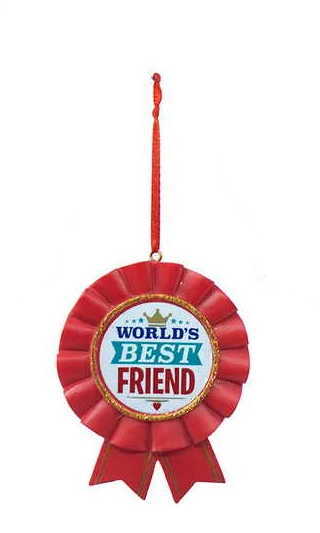 Worlds Best Friend Ribbon - Ornament | Michaels