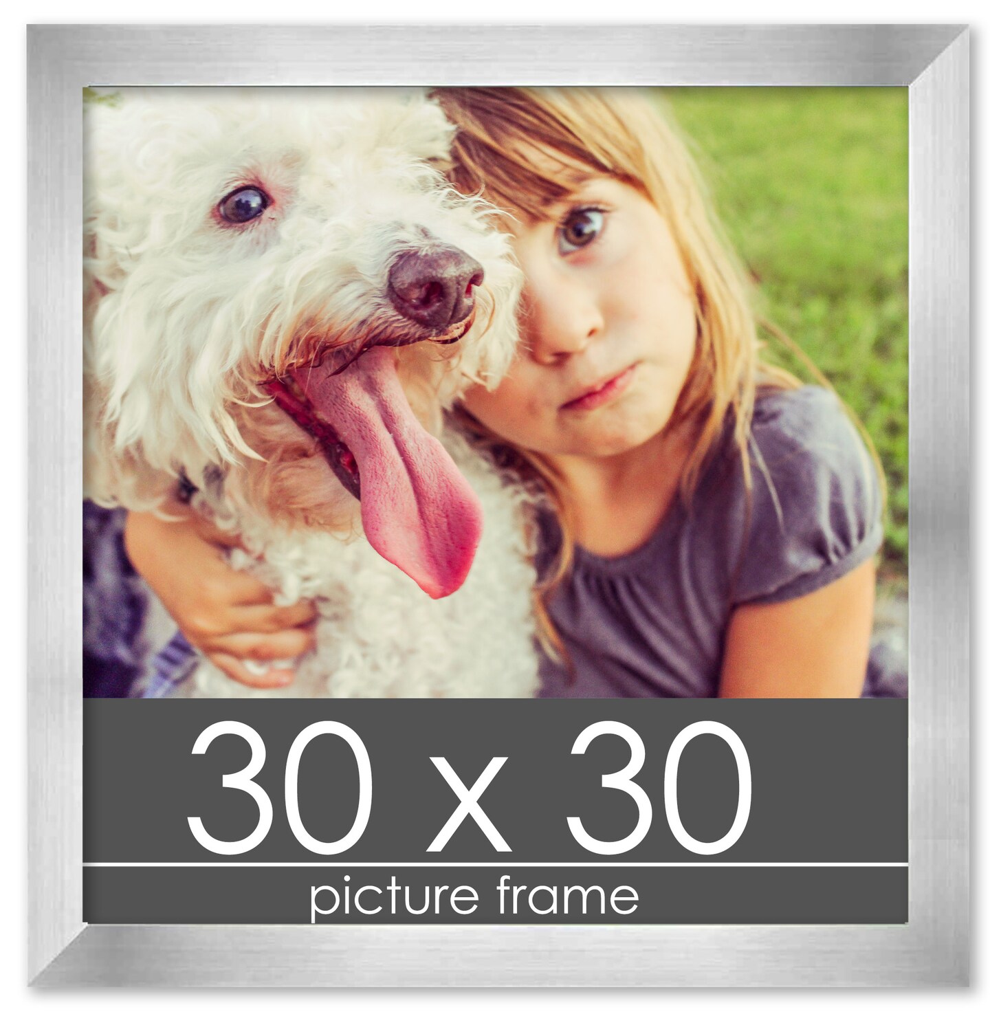 30x30 Solid Wood Picture Frame with UV-Resistant Acrylic & Acid-Free ...