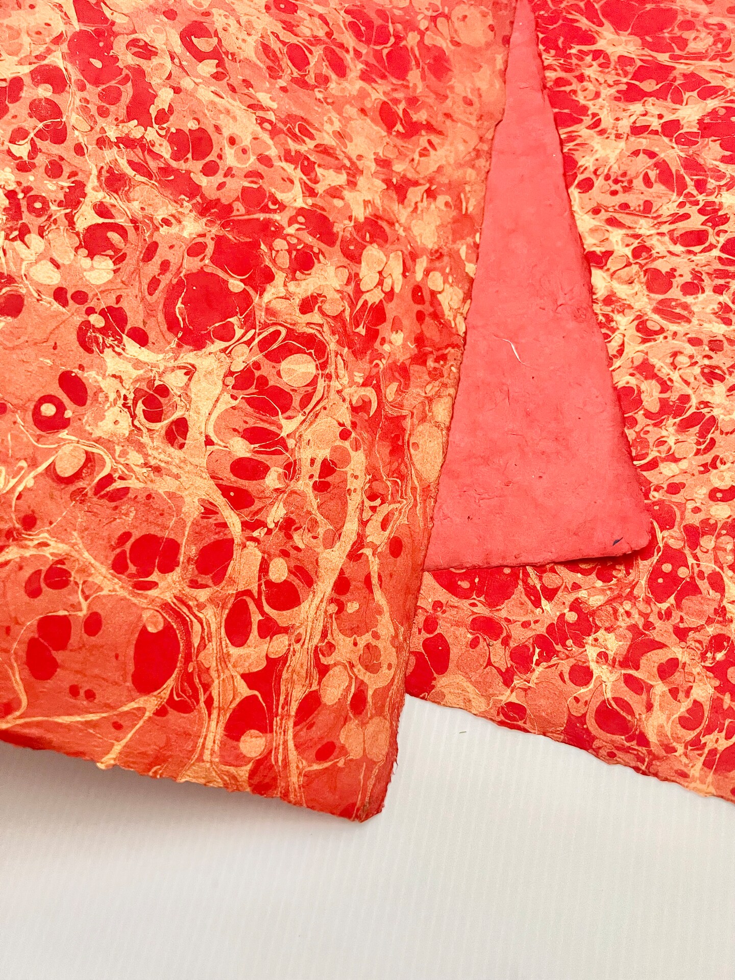 Hand Marbled Paper, Handmade Bookbinding Paper, Art Supplies ...