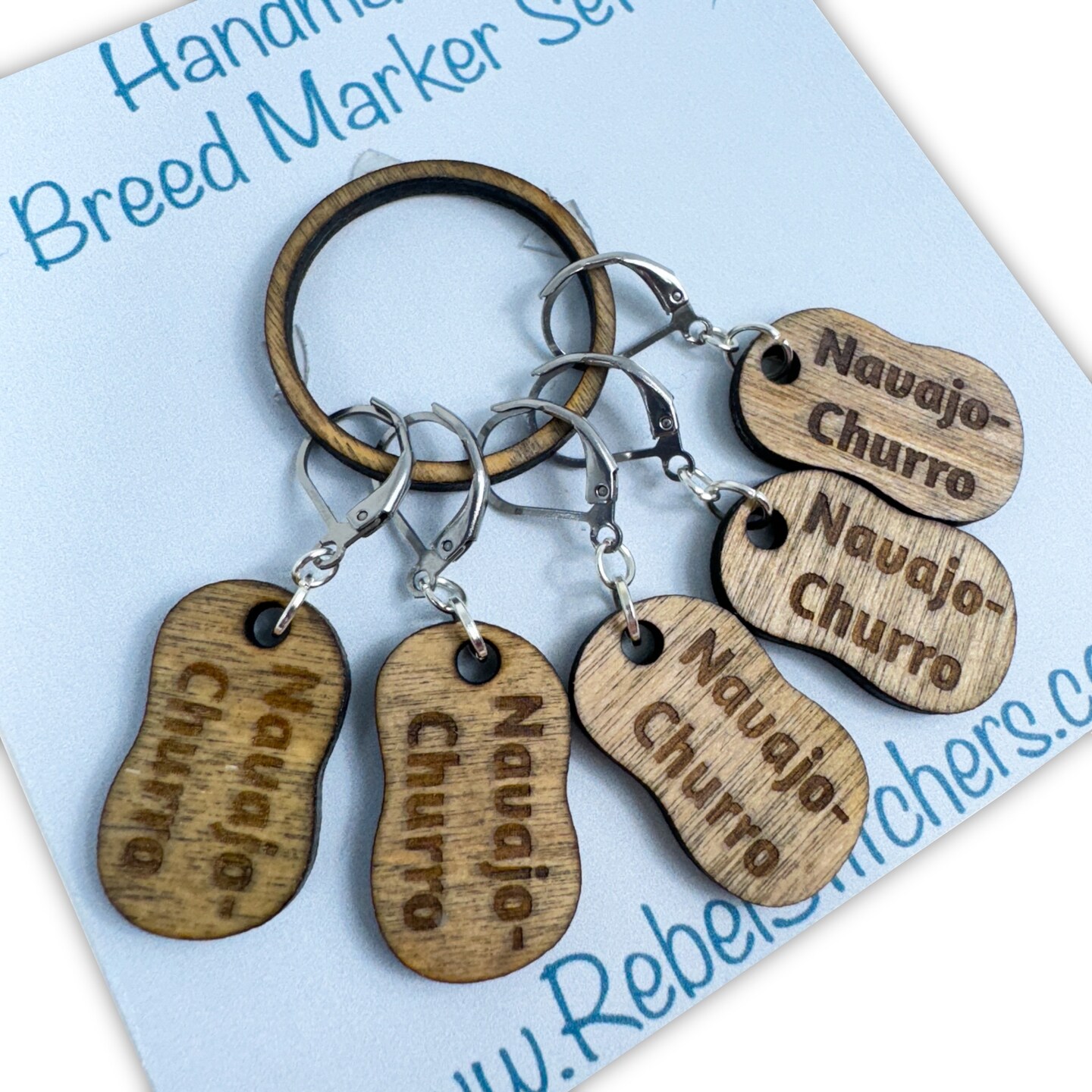 Navajo-Churro - Breed Stitch Markers - 5 pack | MakerPlace by Michaels