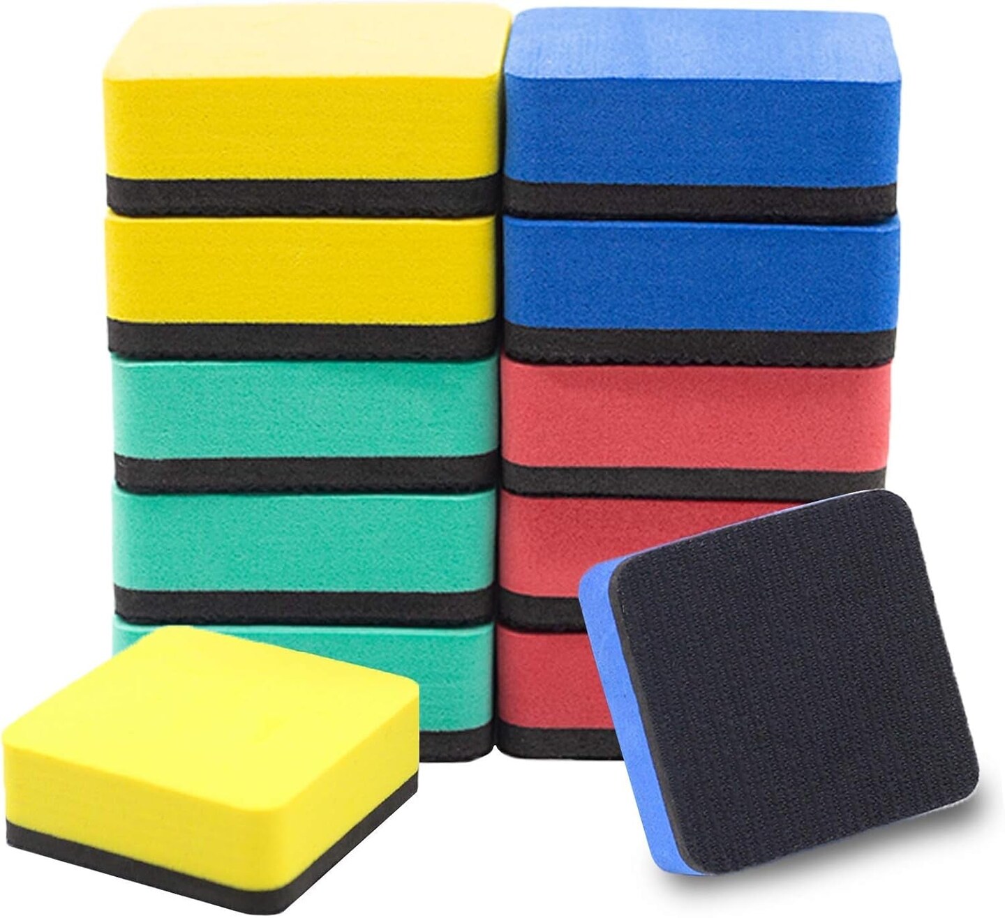 Magnetic Dry Erase Erasers 12 Pcs, White Board Accessories for Kids ...