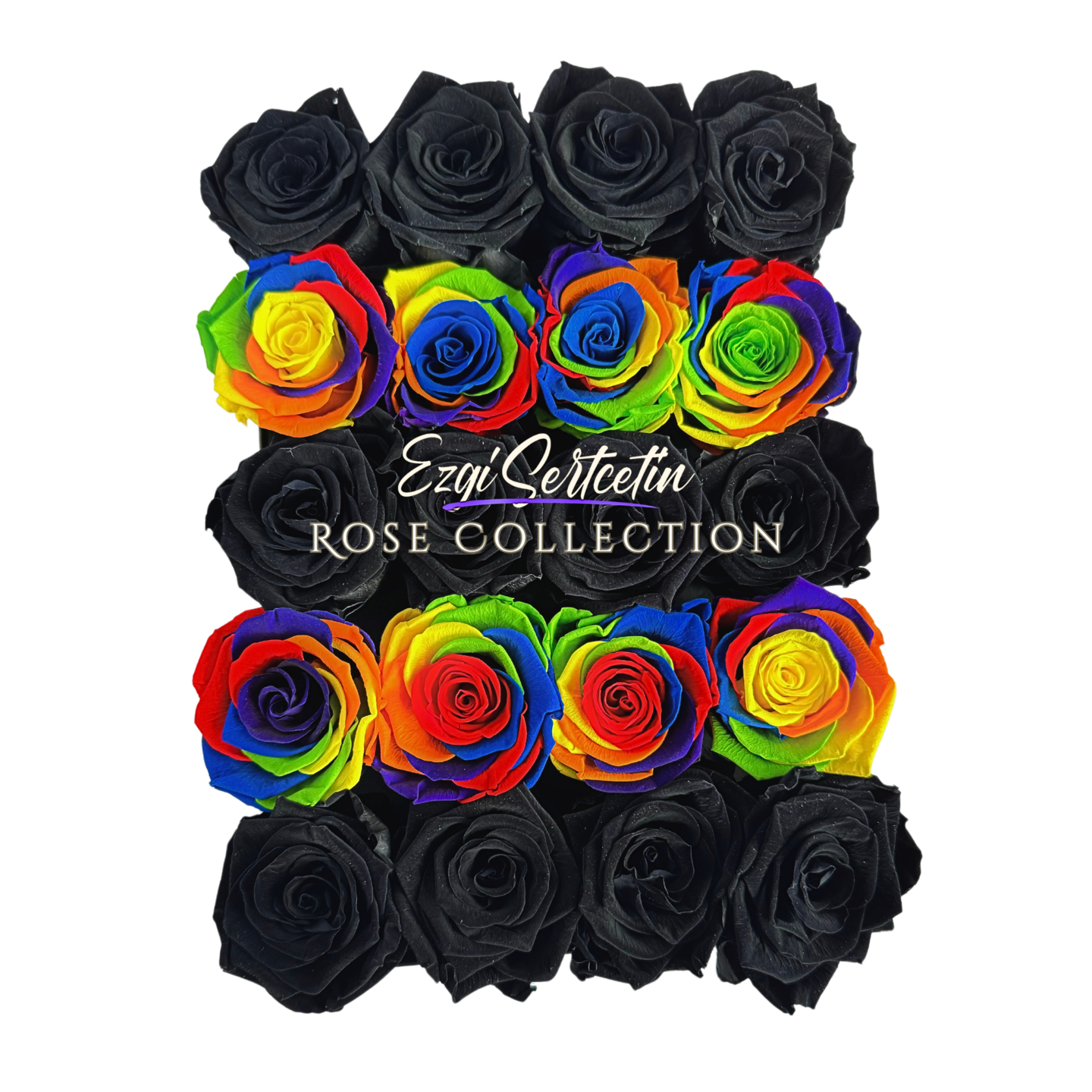 Preserved Rose Deco Gift Box|Premium Quality Handcrafted 20 Roses x 6.5 ...