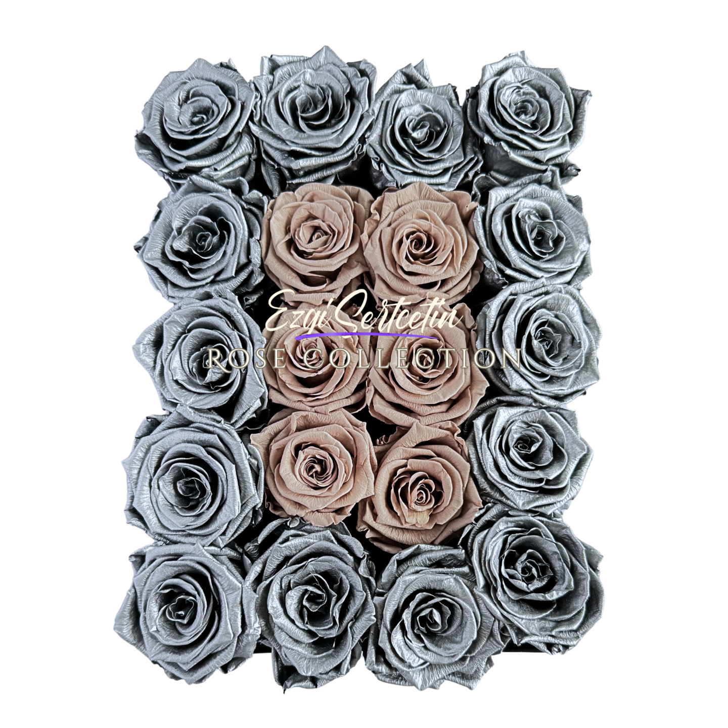 Preserved Rose Deco Gift Box|Premium Quality Handcrafted 20 Roses x 6.5 ...