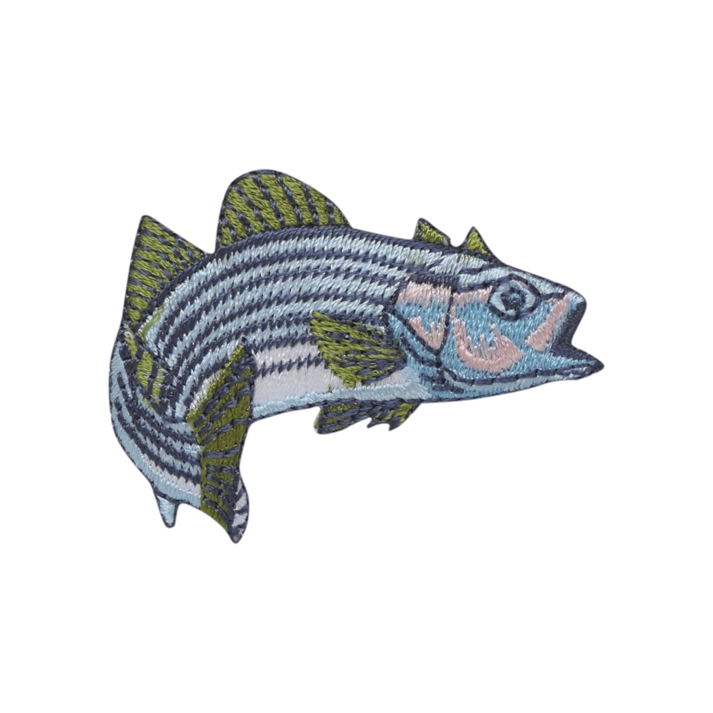 Striped Bass, Fish, Embroidered, Iron on Patch | Michaels