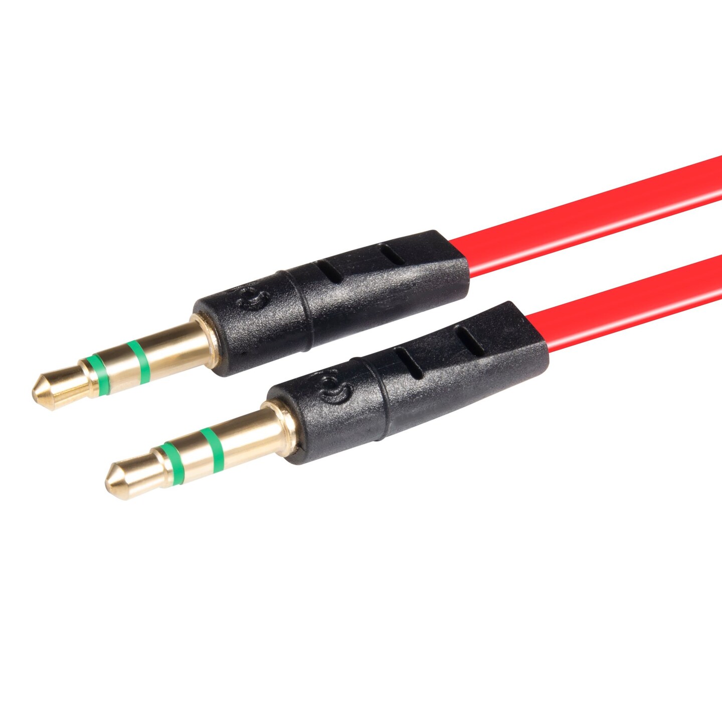 3.5mm Audio Cable Insten 3.5mm Audio Extension M/M Cable 3' Red Male ...