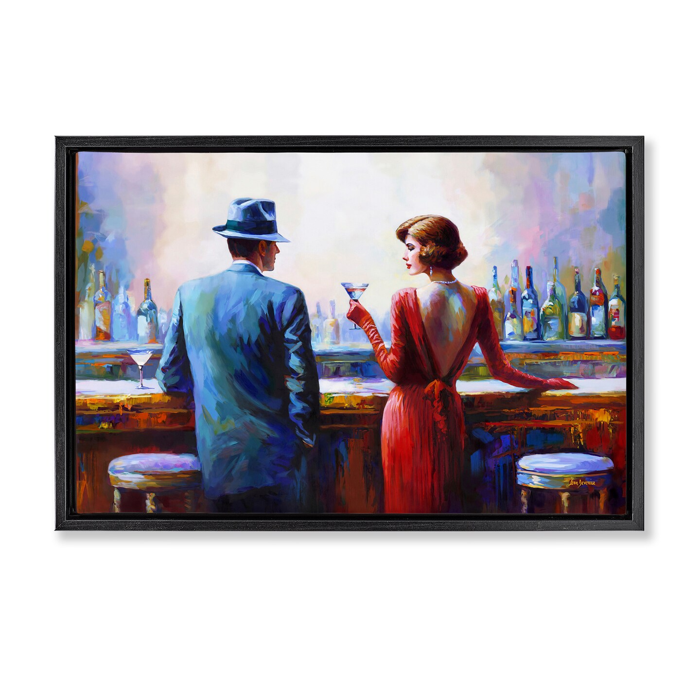 Stupell Industries The Enigma Of Attraction Floating Frame By Leon ...