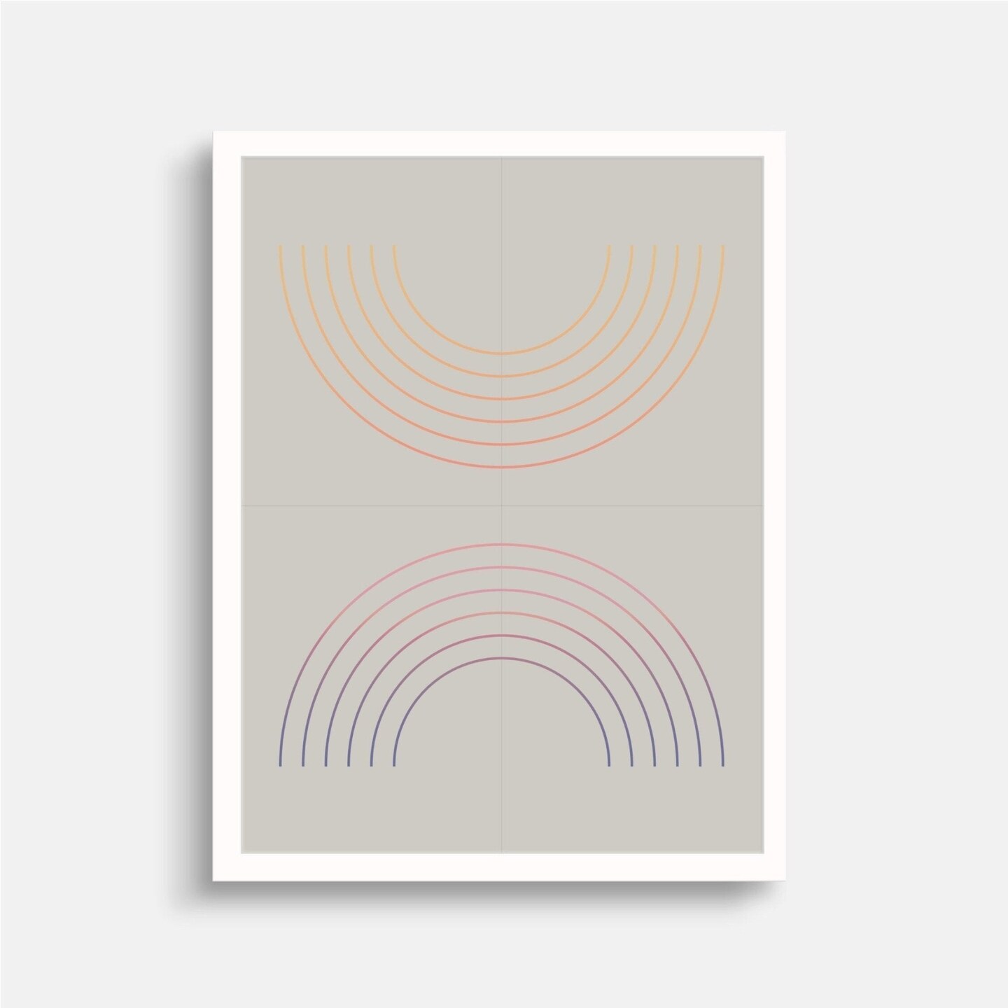 Geo Arch Gradient Art Print | Michaels