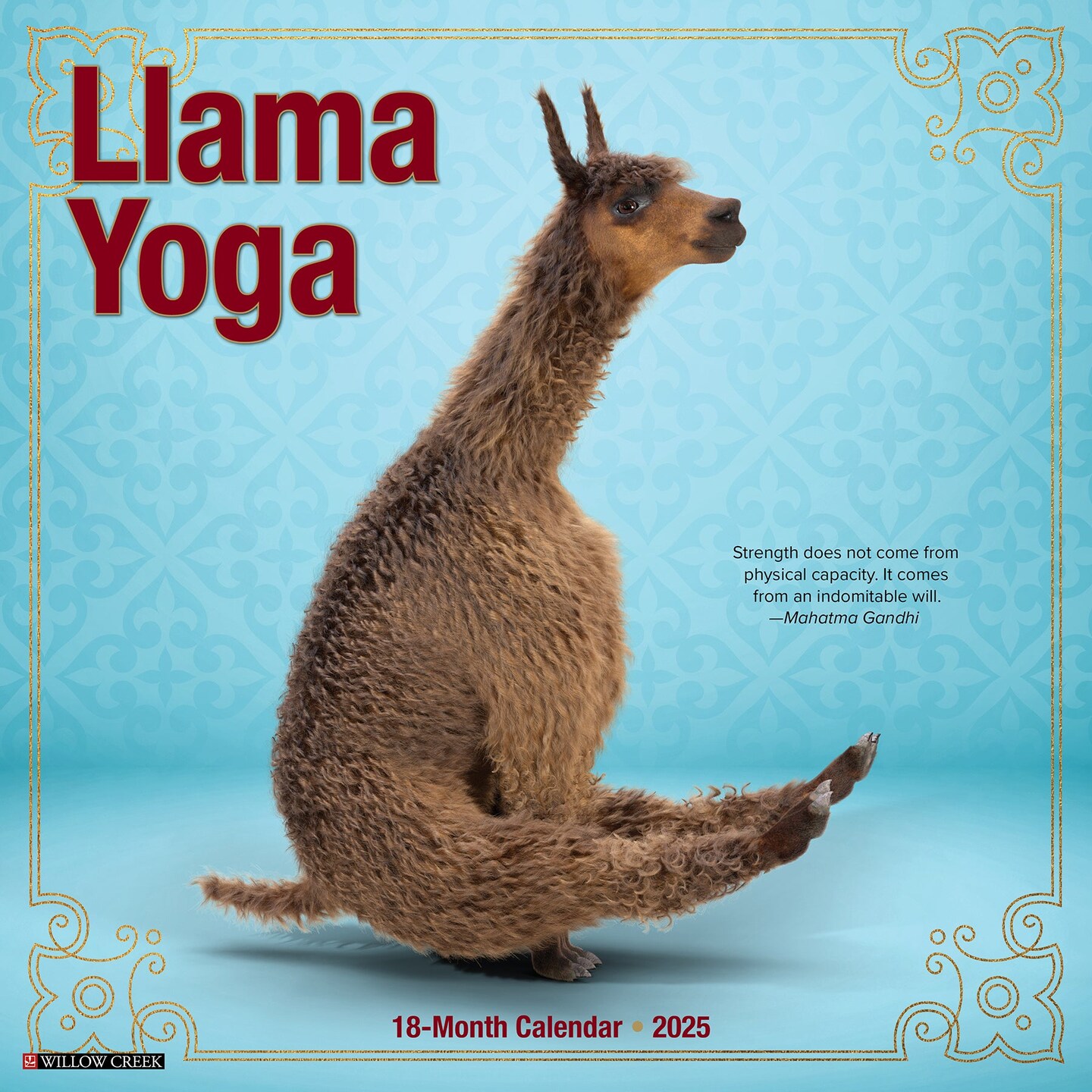 Llama Yoga 2025 Wall Calendar | Michaels