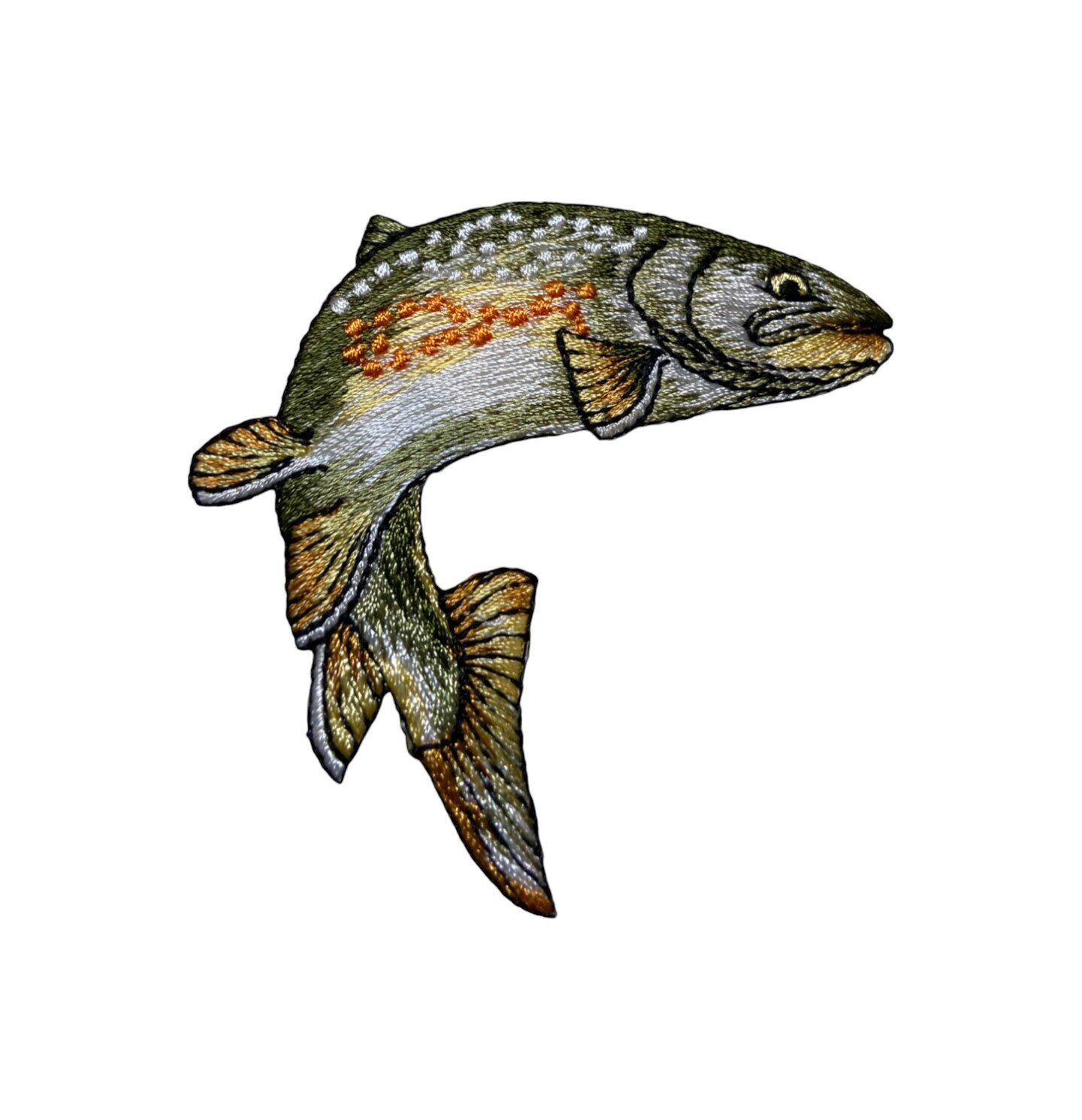 Trout, Realistic Fish, Embroidered, Iron on Patch | Michaels