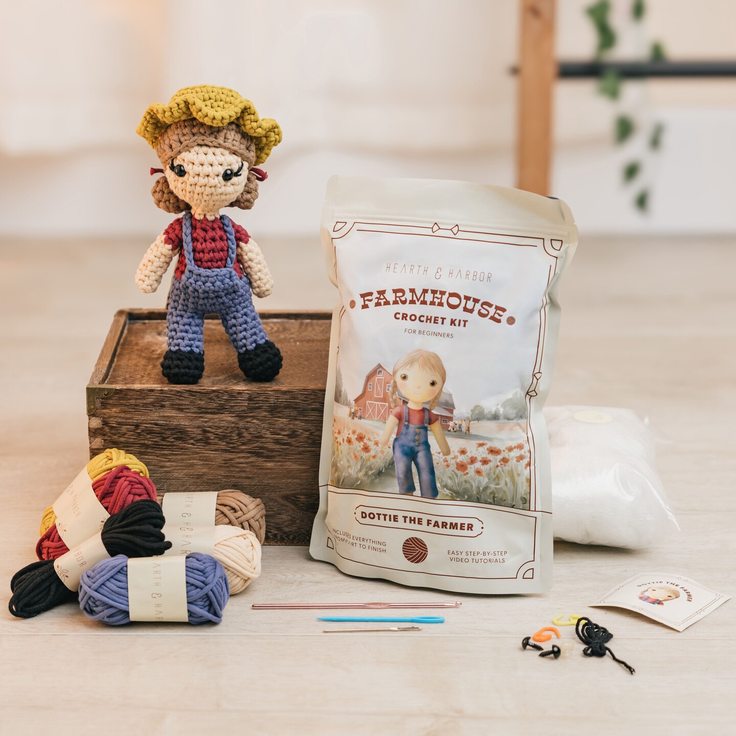 Hearth & Harbor Amigurumi Crochet Kit for Beginners | Michaels Hearth & Harbor Amigurumi Crochet Kit for Beginners | Michaels