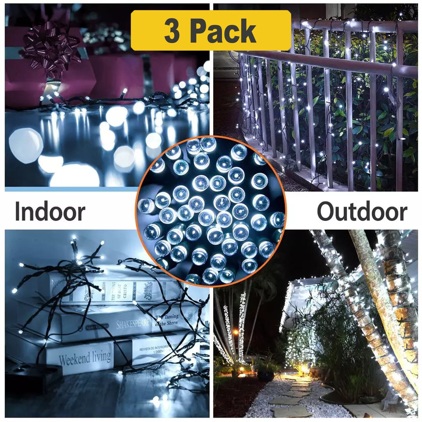 Solar Powered 100 LED Green Wire Fairy Lights for Patio and Yard | Michaels