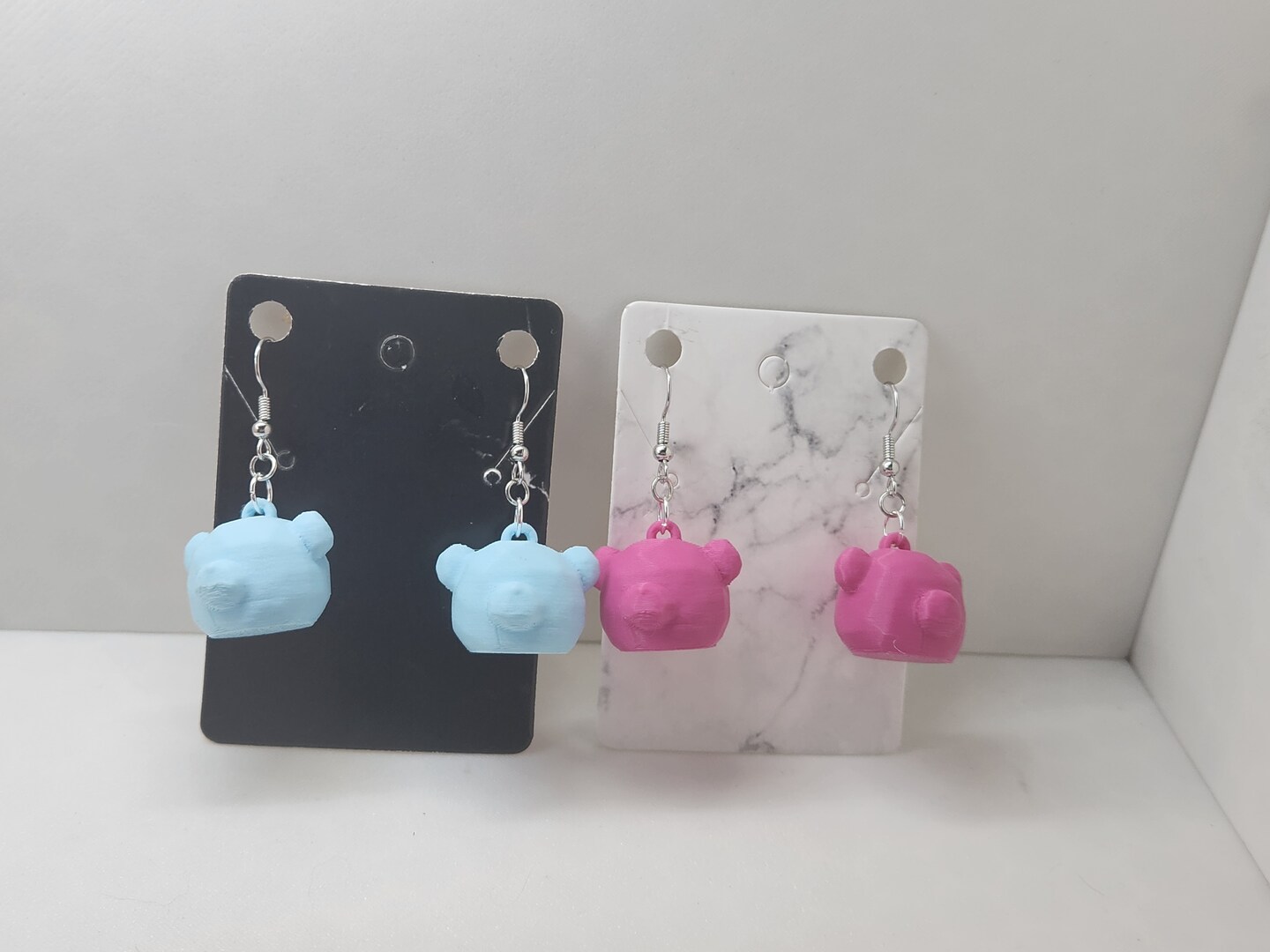 Low Poly Teddy Bear Head Earrings | MakerPlace by Michaels