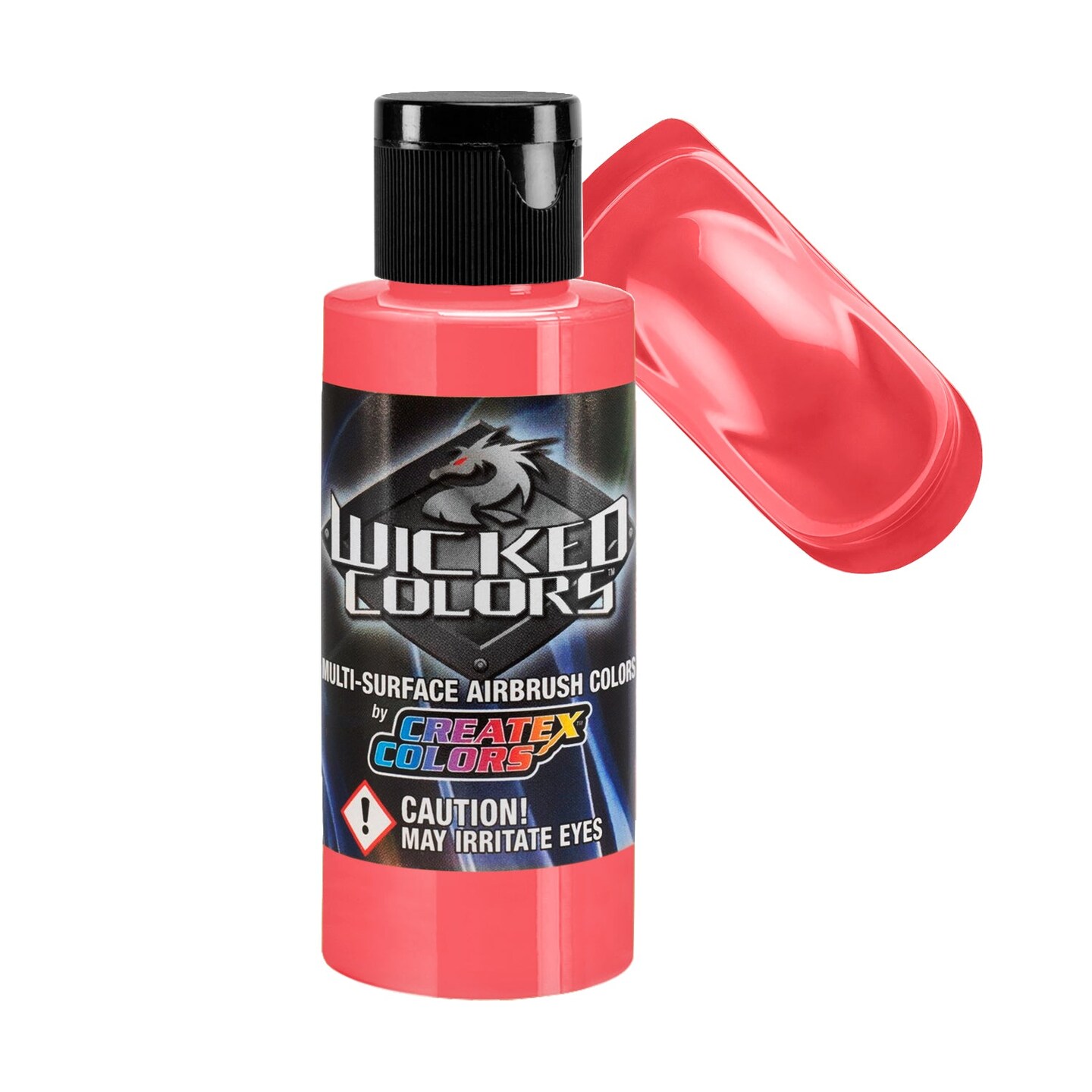 Red - Wicked Fluorescent Colors Airbrush Paint, 2 oz. | Michaels