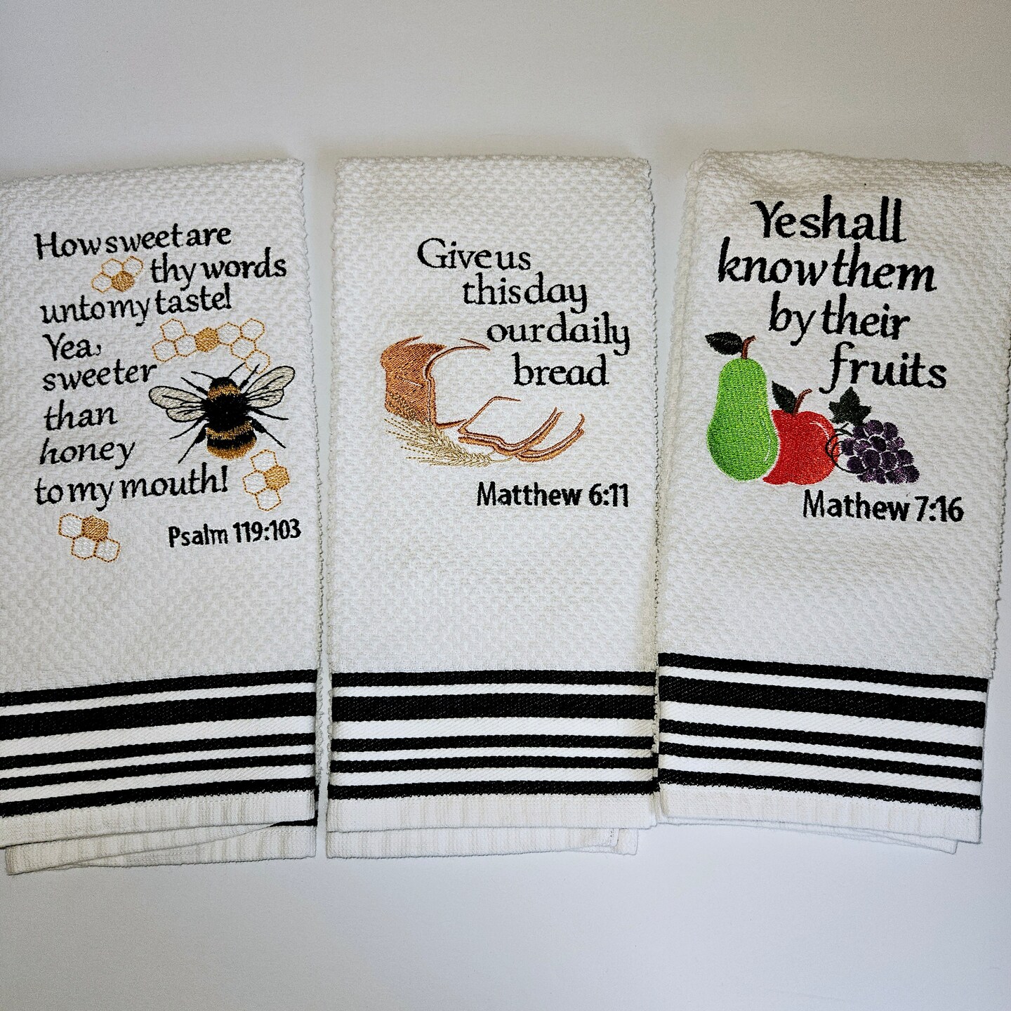Bible Verse Kitchen Towels – Inspiring and Practical Gift Set Great for ...
