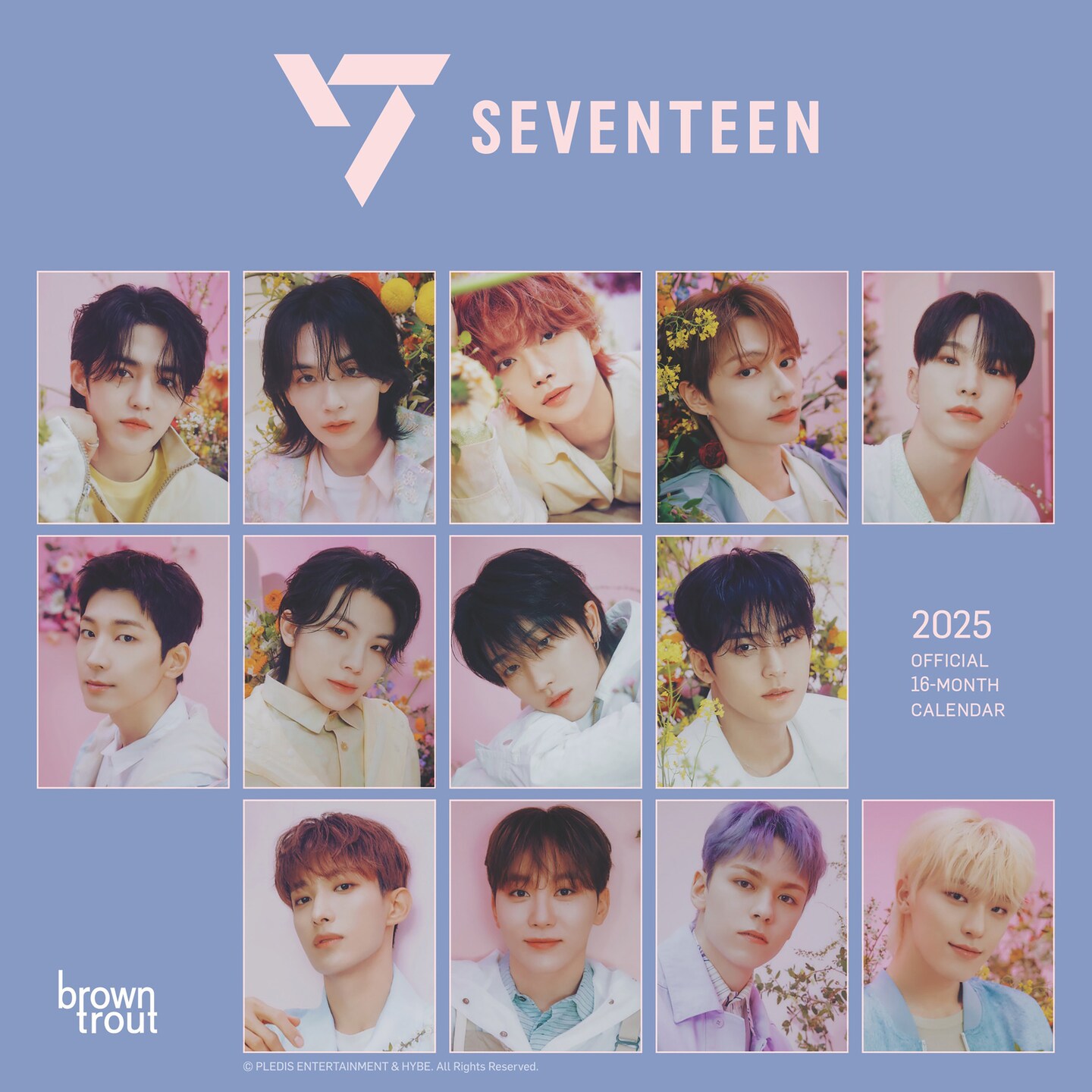 Seventeen OFFICIAL | 2025 7 x 14 Inch Monthly Mini Wall Calendar ...