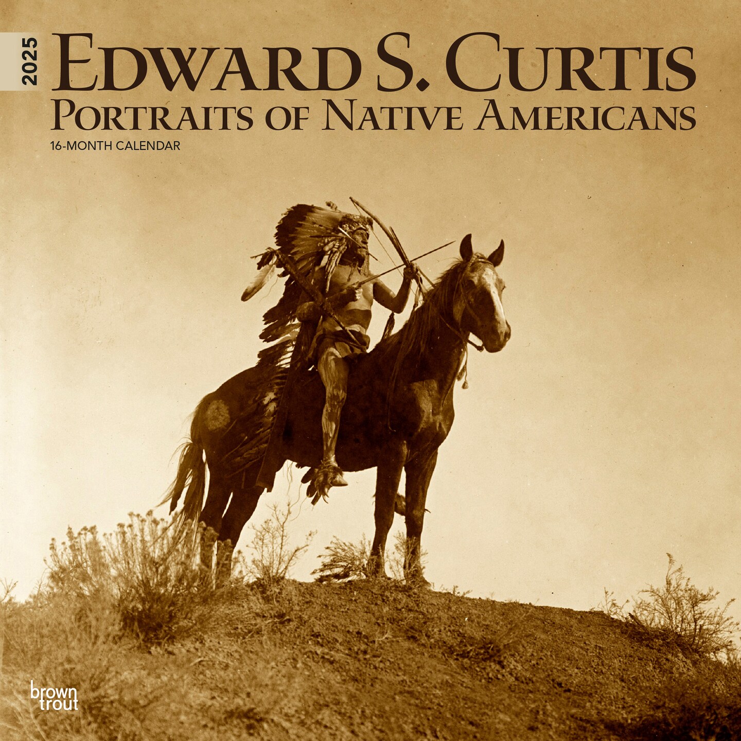 Edward S. Curtis Portraits of Native Americans | 2025 12 x 24 Inch ...