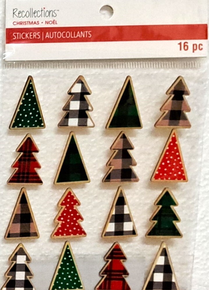 Recollections Christmas Trees Dimensional Wood Stickers | Michaels