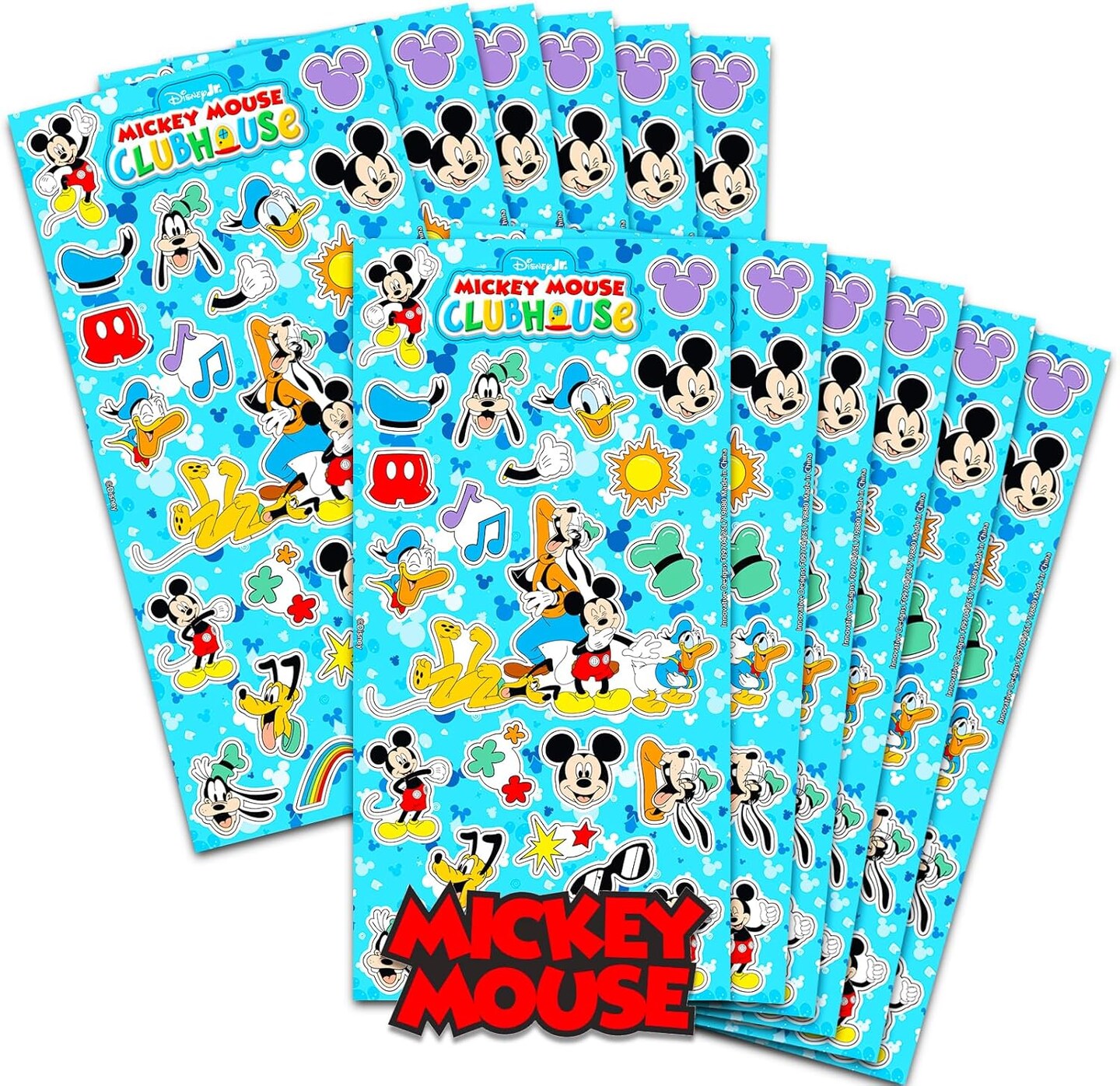 Mickey Mouse Party Favor Set ~ Bundle of a 12 Pack,Sticker Sheets ...