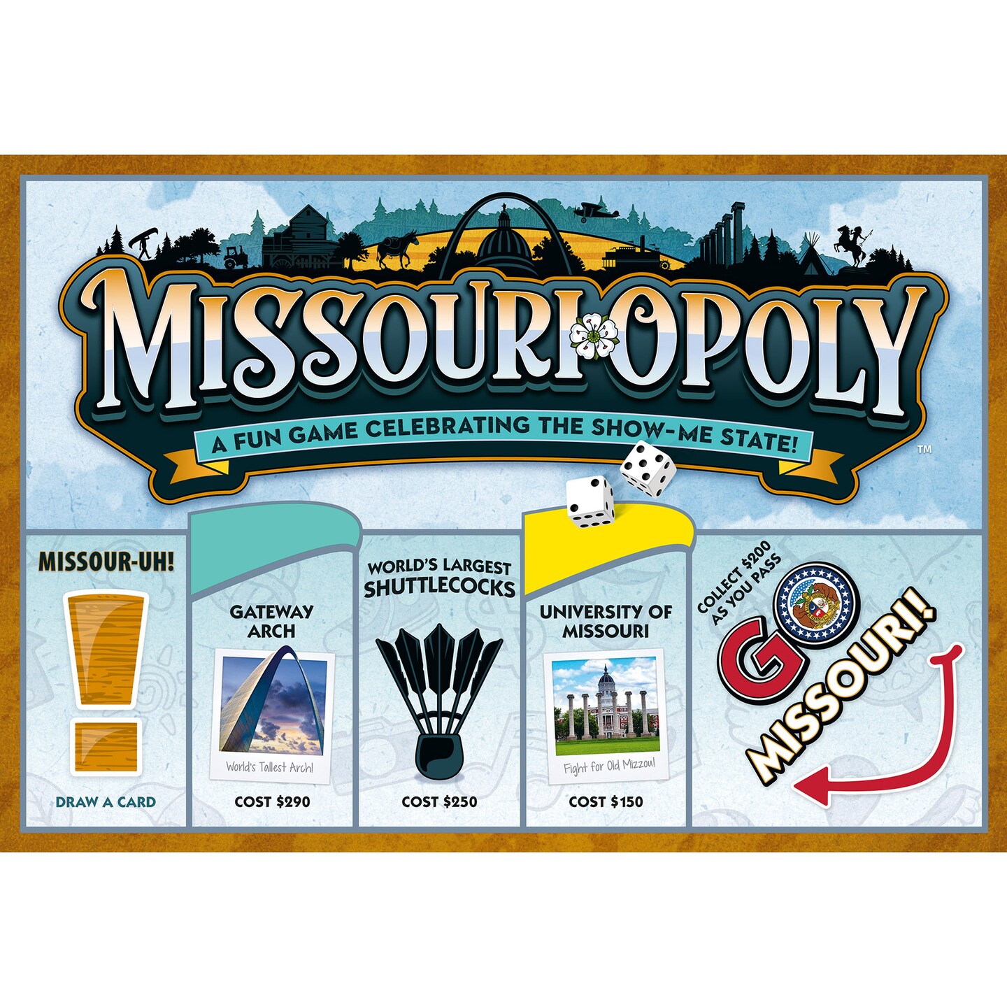 Late For The Sky: Missouri-Opoly Monopoly Board Game | Michaels