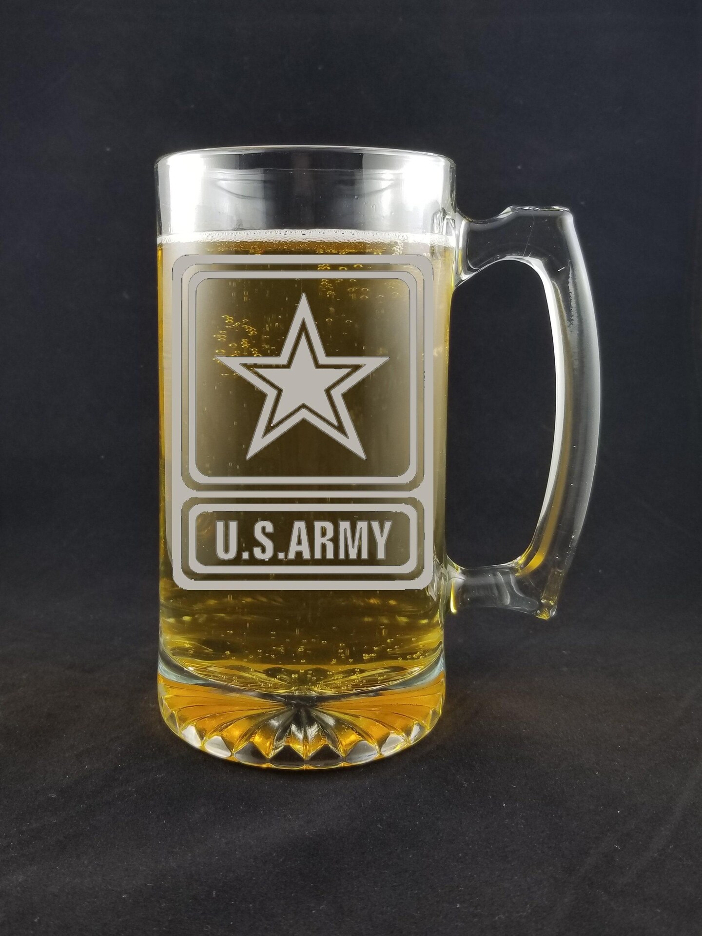 U.S. Army Beer Mug - Deep Etched, Armed Forces, Military, Soldier ...