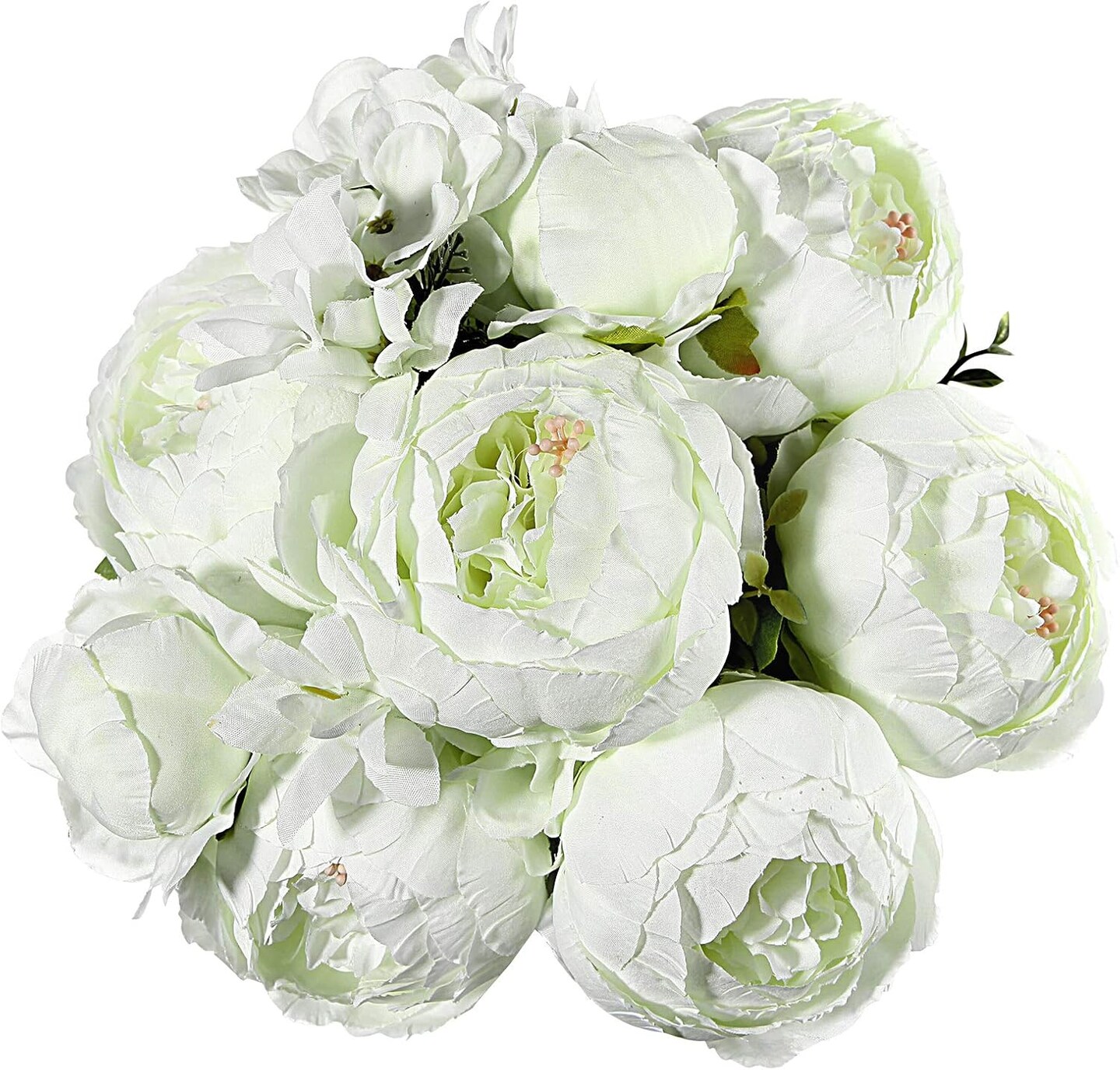 Vintage Artificial Peony Bouquet Silk Peony Flowers Fake Ponies for ...