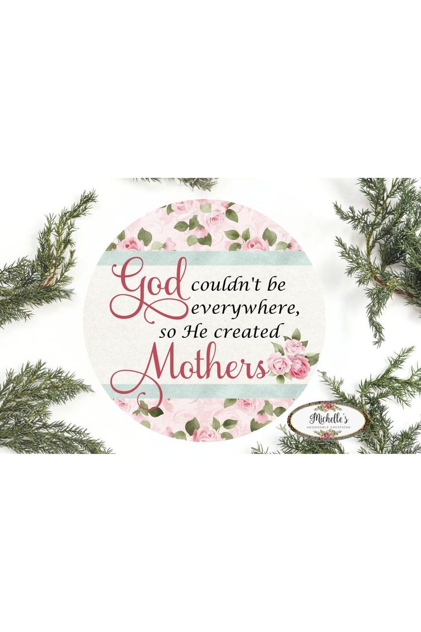 God Created Mother's Day Round Sign | Michaels