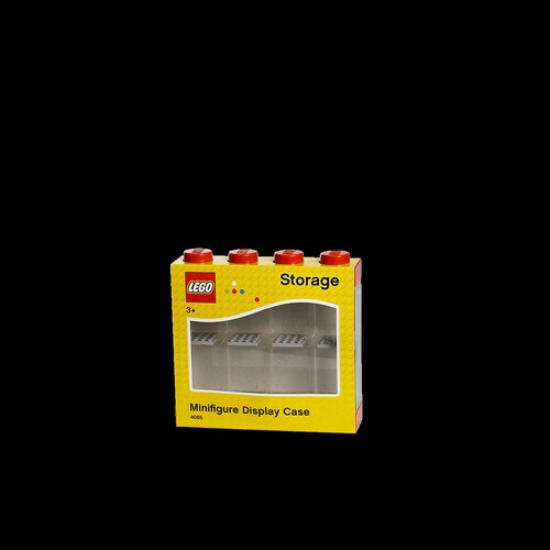 LEGO Minifigure Stackable Display Case 8, Bright Red [COLLECTABLES] Red ...