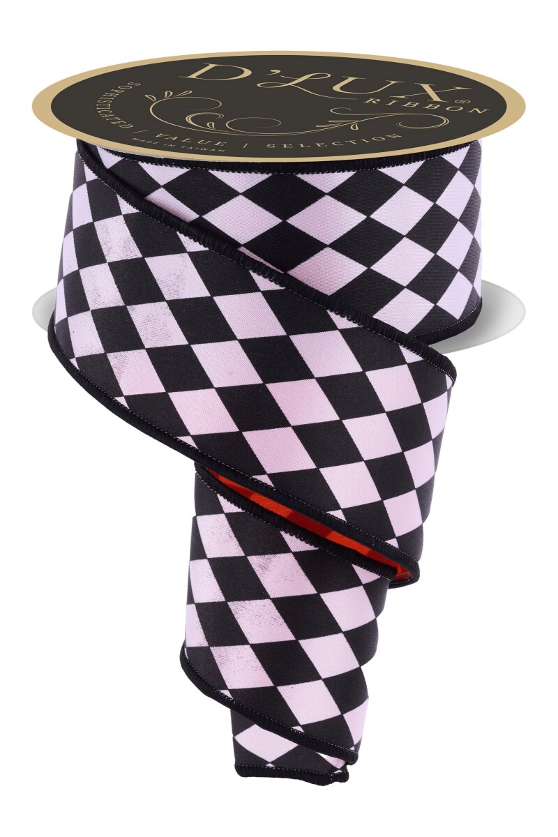 2.5" Harlequin Fused Back Ribbon: Orange (10 Yards) | Michaels