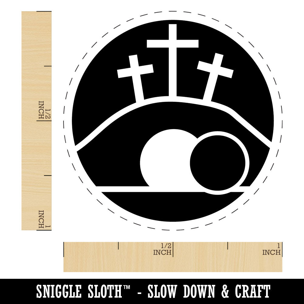 Resurrection of Jesus Christ Easter Sunday Three Crosses Self-Inking ...