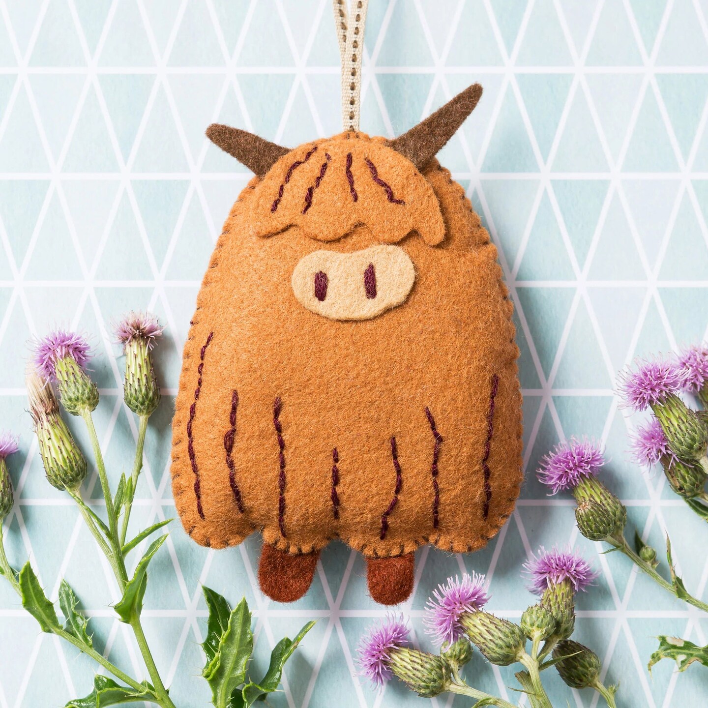 Highland Cow Felt Craft Mini Kit MKCOW1F | Michaels