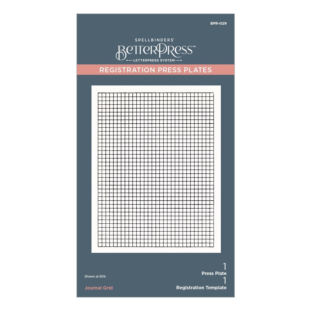 Spellbinders Registration Press Plates-Journal Grid, Take Note | Michaels