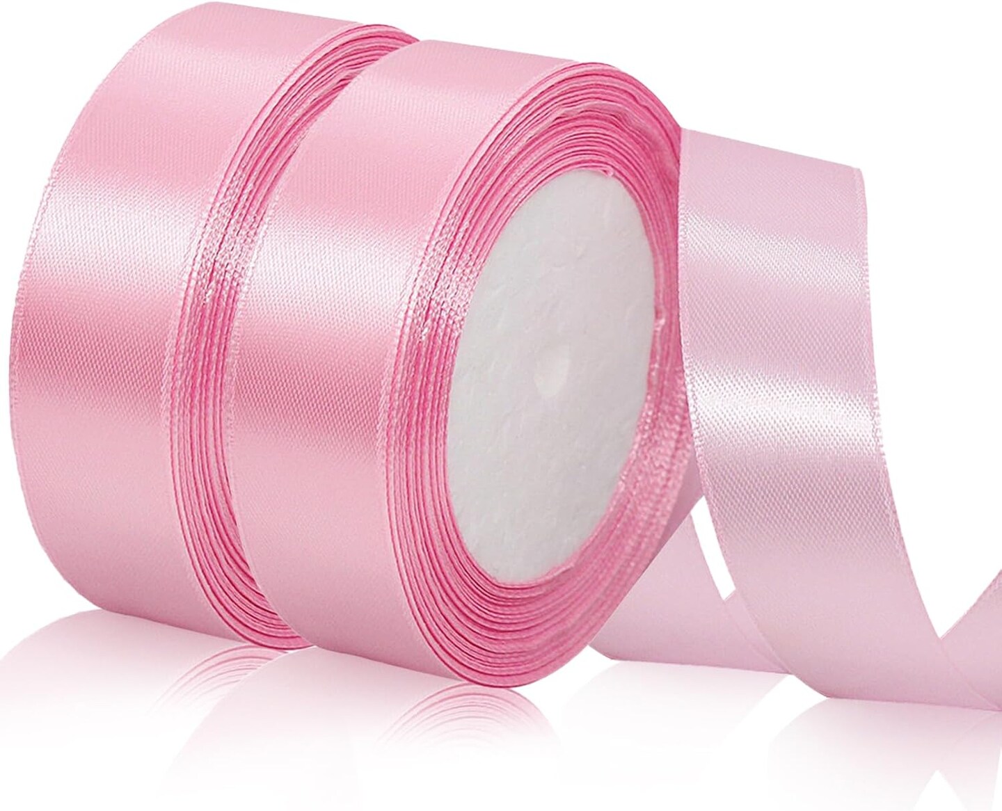 Light Pink Satin Ribbon 1 inch x 50 Yards | Michaels