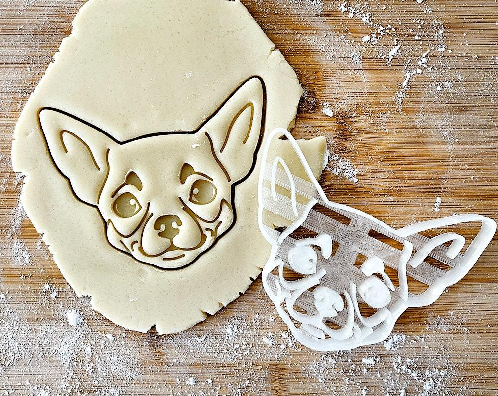 Chihuahua Cookie Cutter, Pet Portrait Cookie Cutter | MakerPlace by ...