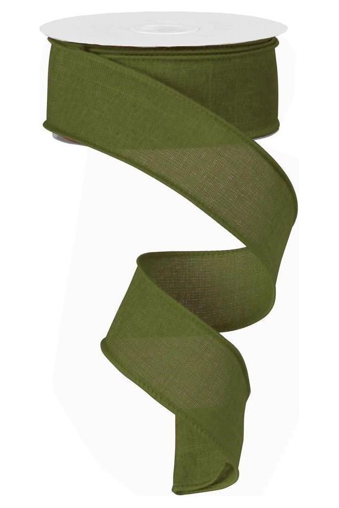 1.5" Royal Burlap Ribbon: Moss Green (10 Yards) | Michaels