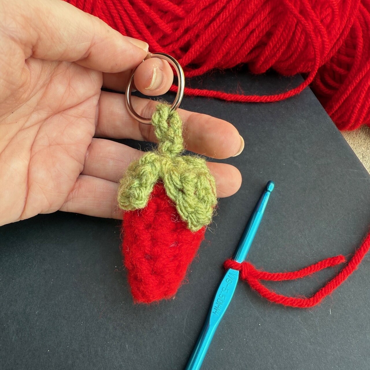 Crochet Strawberry Keychains | Classes | Michaels