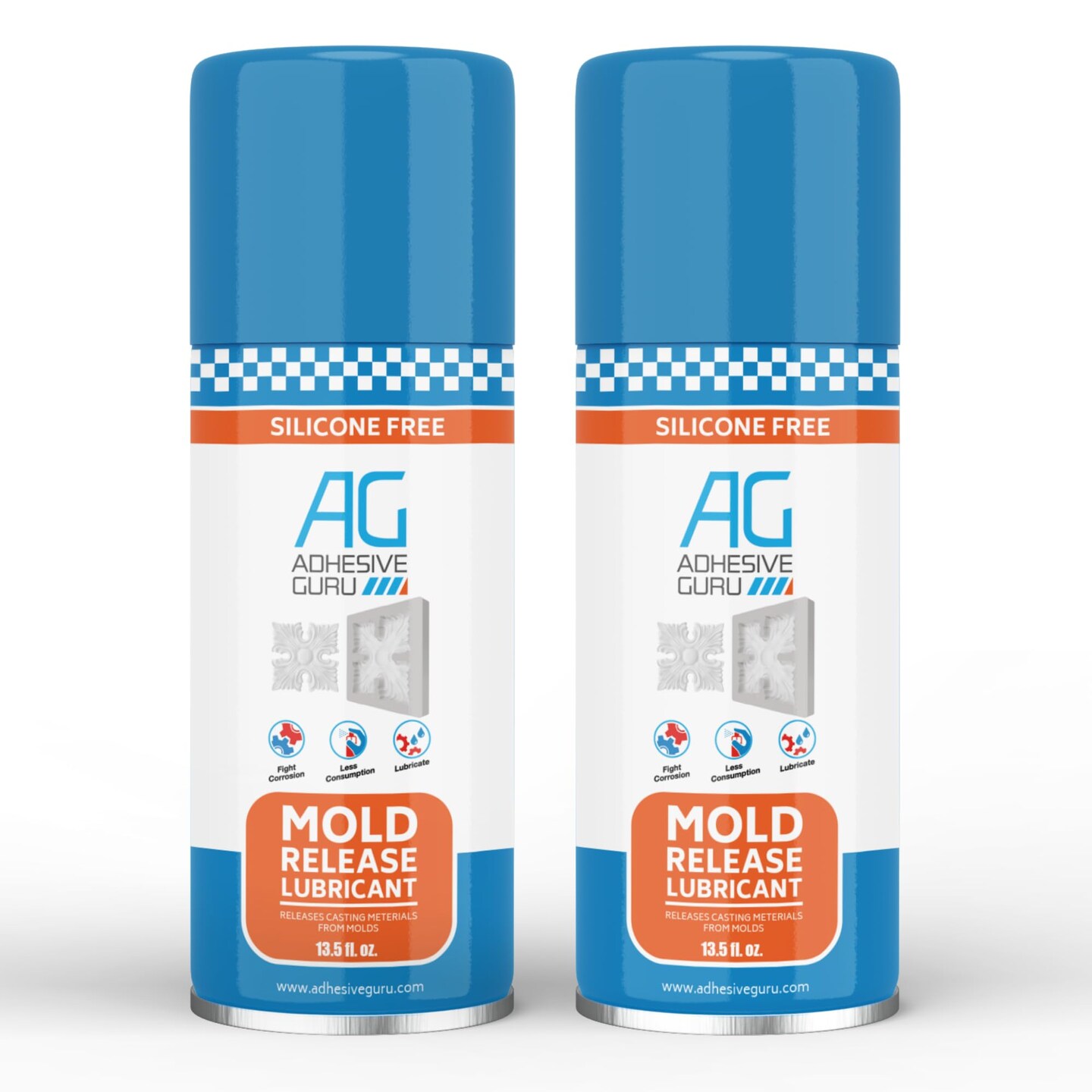 ADHESIVE GURU AG140 Non-Silicone Mold Release Spray – 13.5 fl oz ...