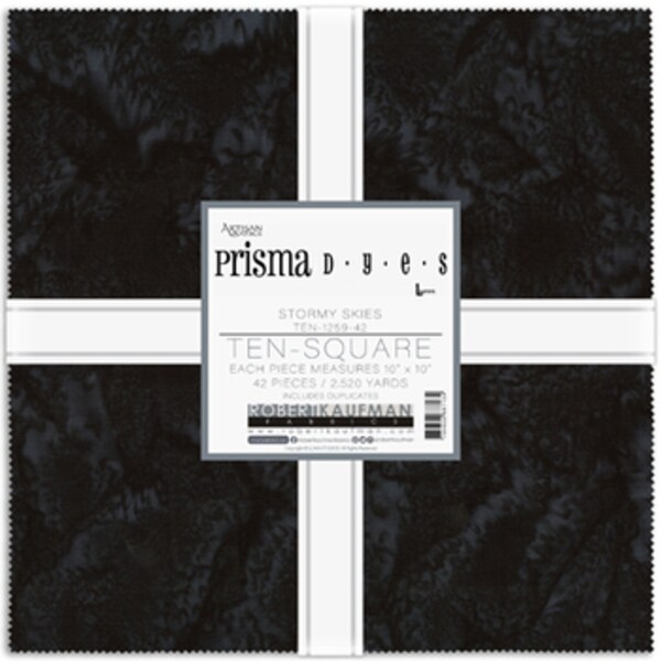 Artisan Batiks Prisma Dyes 10" Square Pack (Layer Cake / Ten Square) in ...