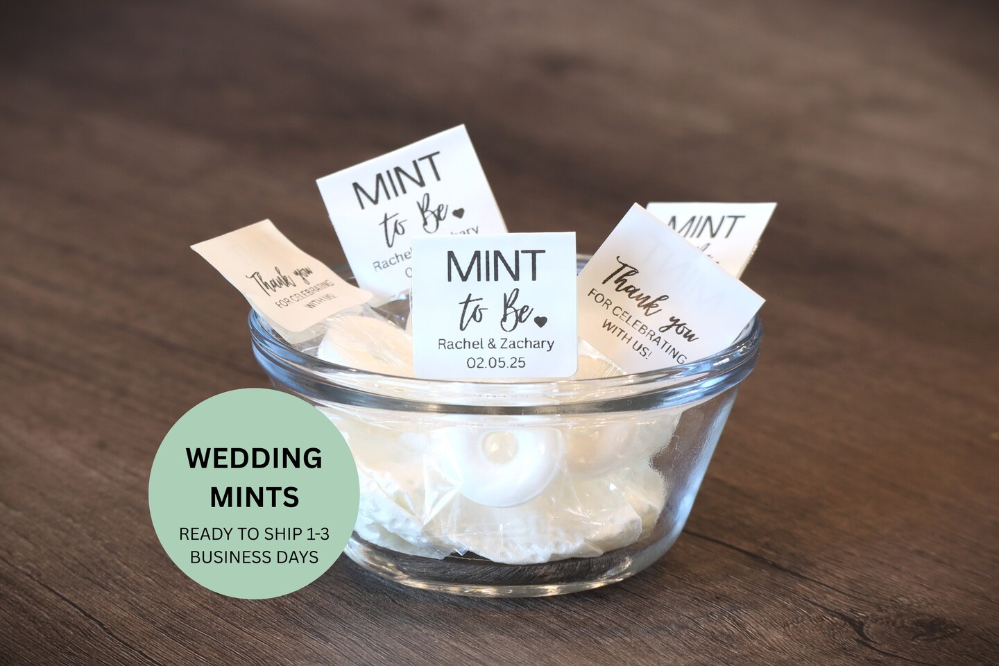 Mint to Be-Wedding Mints-Personalized Wedding Favor Mints-Mints for Weddings-Mints Assembled ...