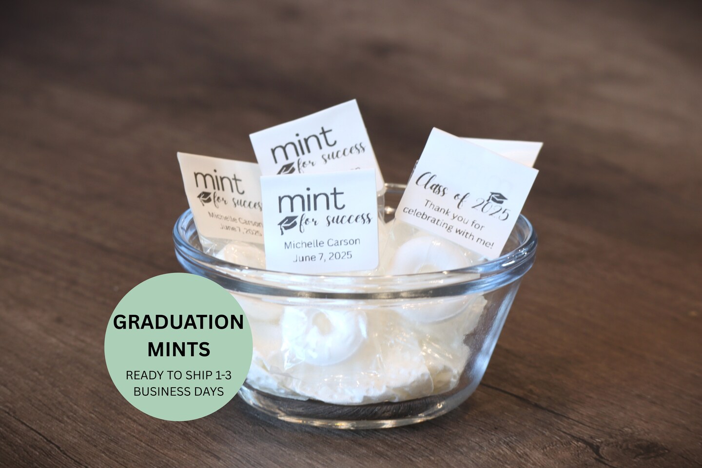 Mint for Success-Graduation Mints-Personalized-Graduation Favor Mints ...