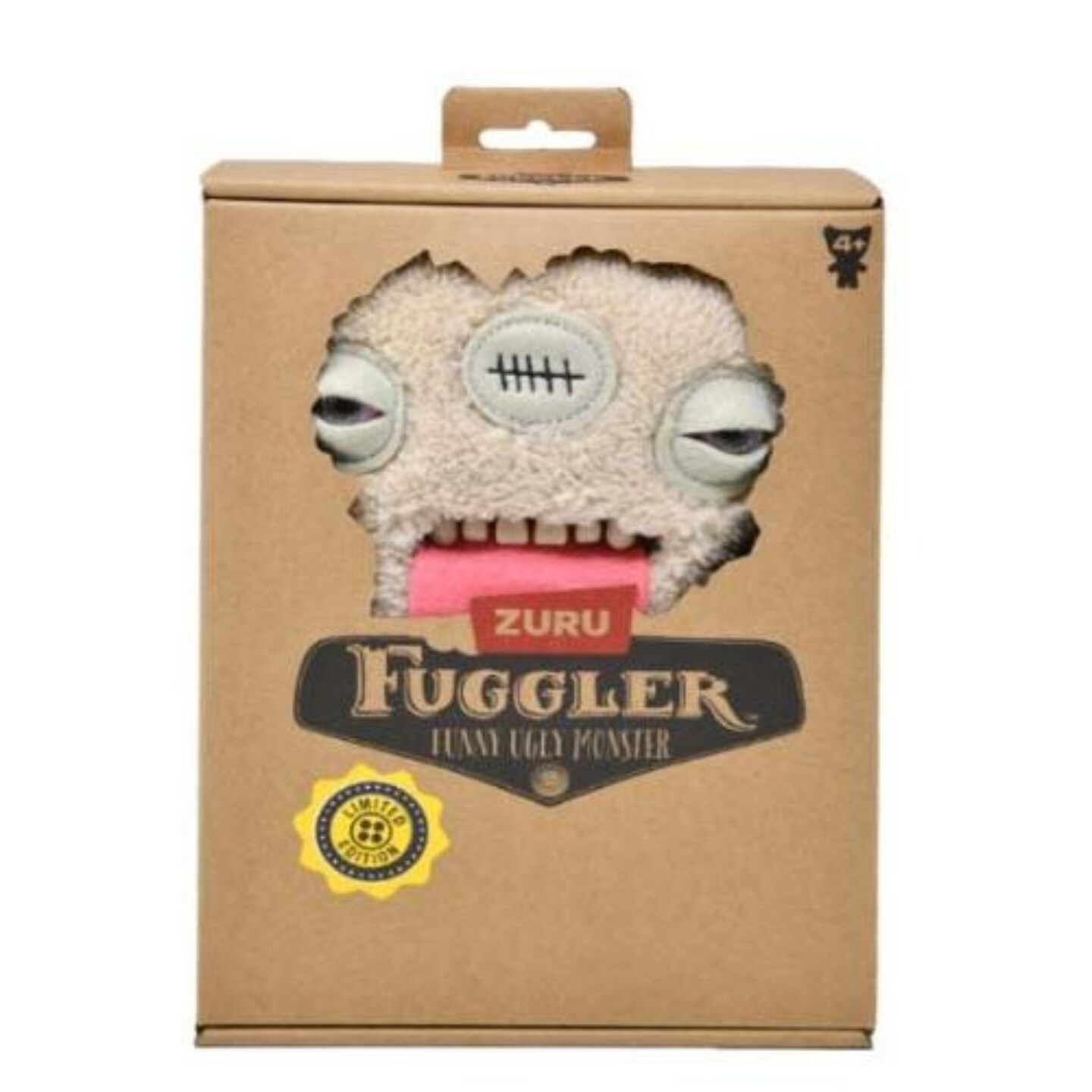 Zuru Fuggler Limited Edition Brown Funny Ugly Monster Plush Toy 9 Inch ...