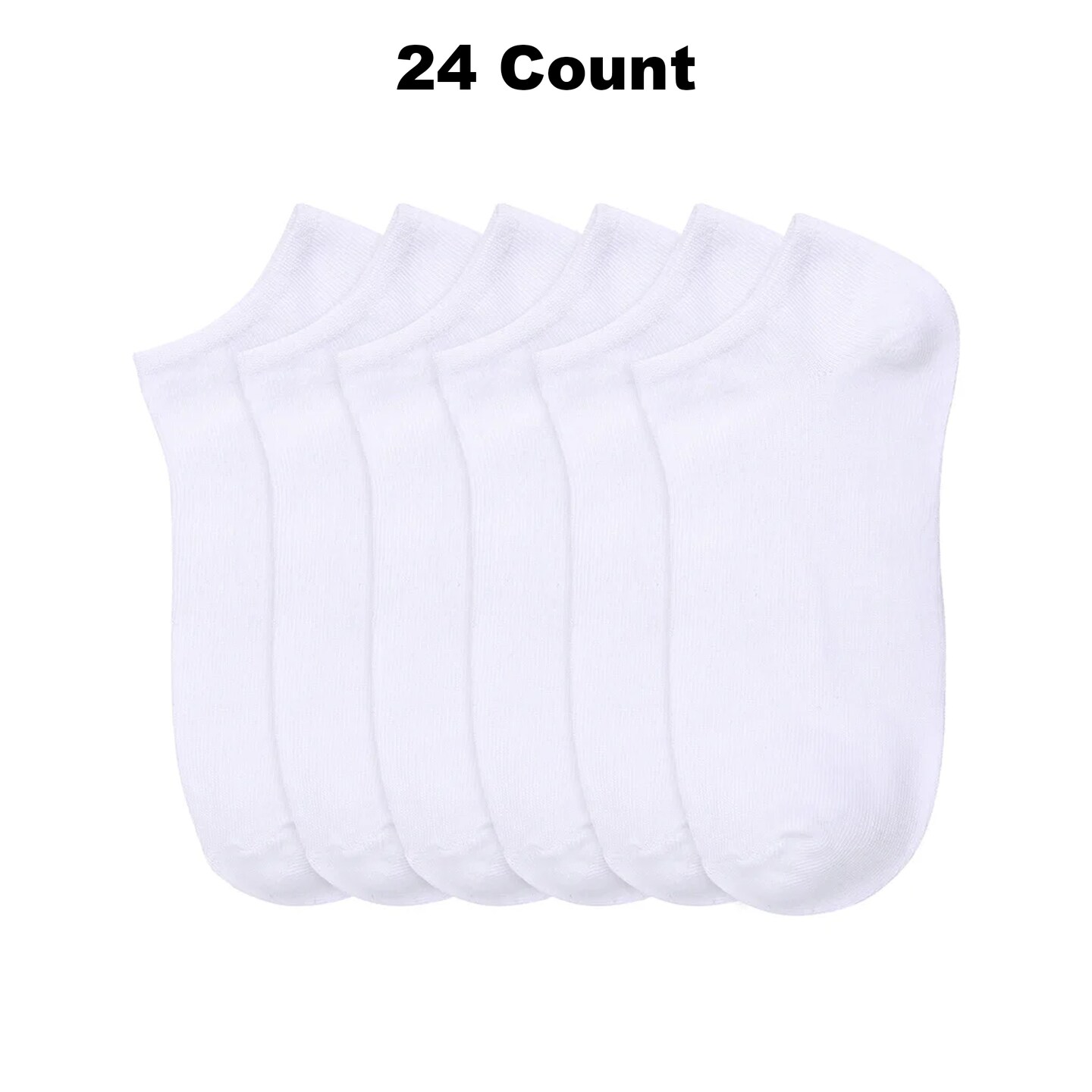 Mamia Low Cut Plain White Socks | RADYAN® | Michaels