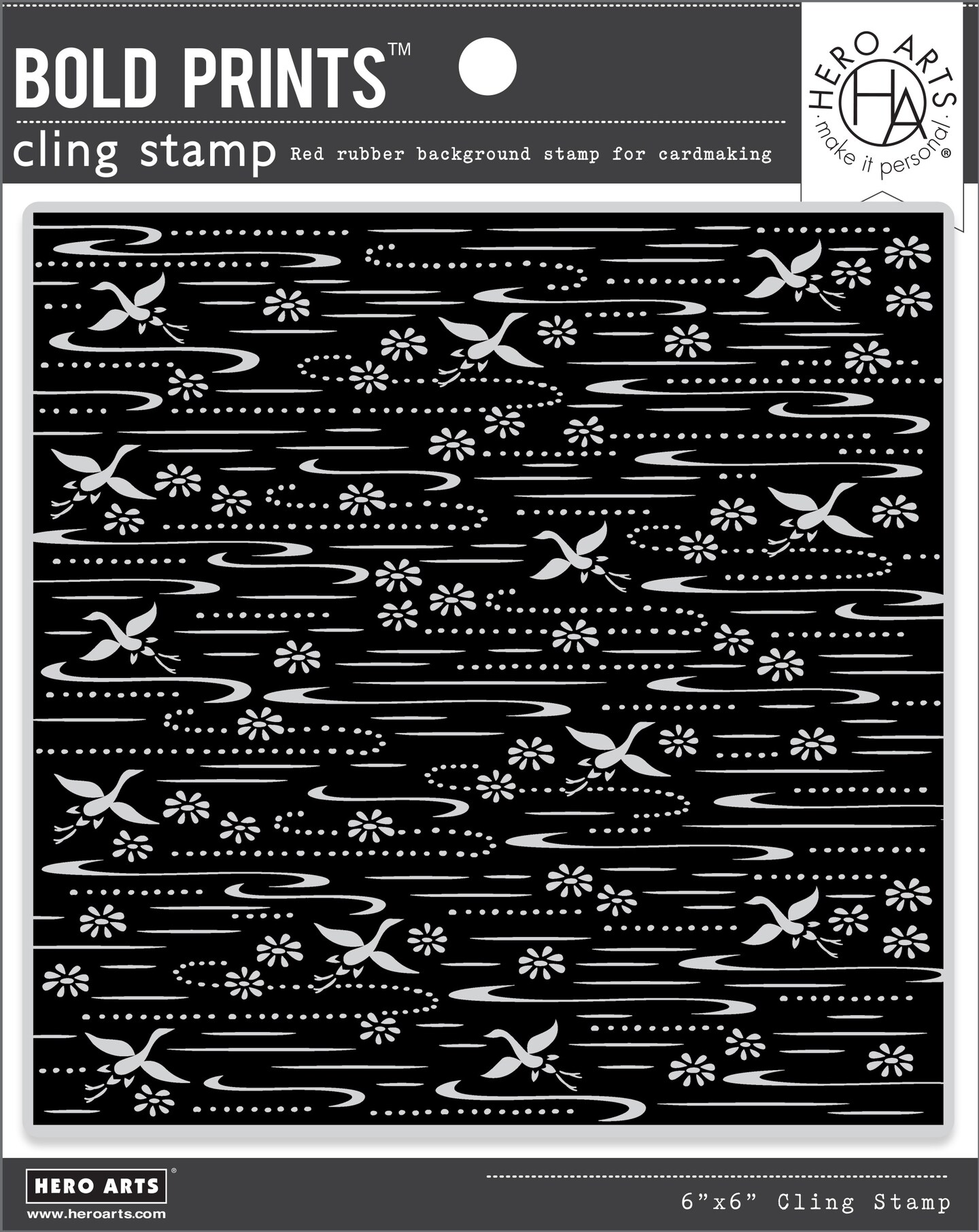 Hero Arts Cling Stamp 6"X6"-Origami Paper Bold Prints | Michaels