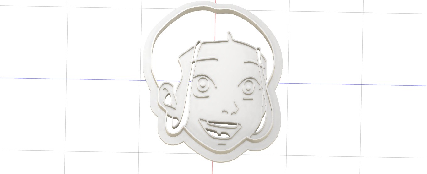 3D Printed Cookie Cutter Inspired by Fan Art of Avatar the Last Air ...