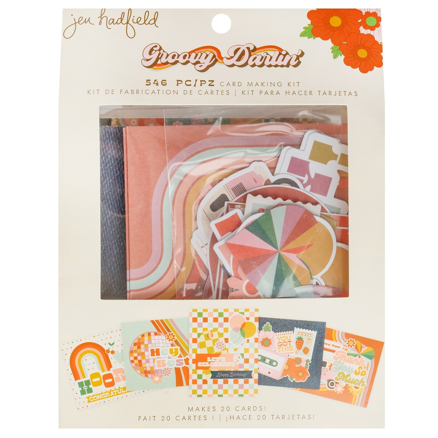 Jen Hadfield Groovy Darlin' Card Making Set-Makes 20 | Michaels