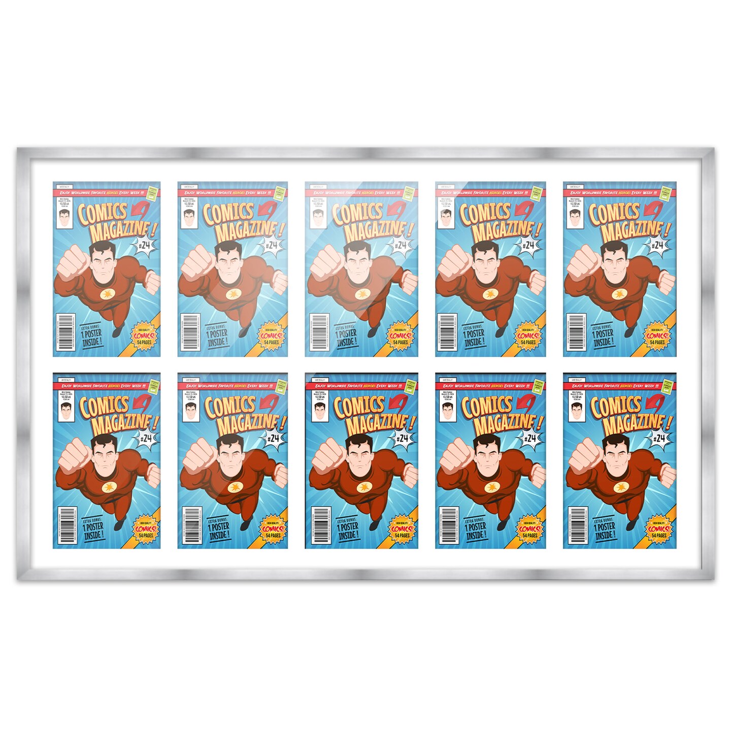 Comic Book Display Frame for Golden Age Comics Published Between 1938 ...